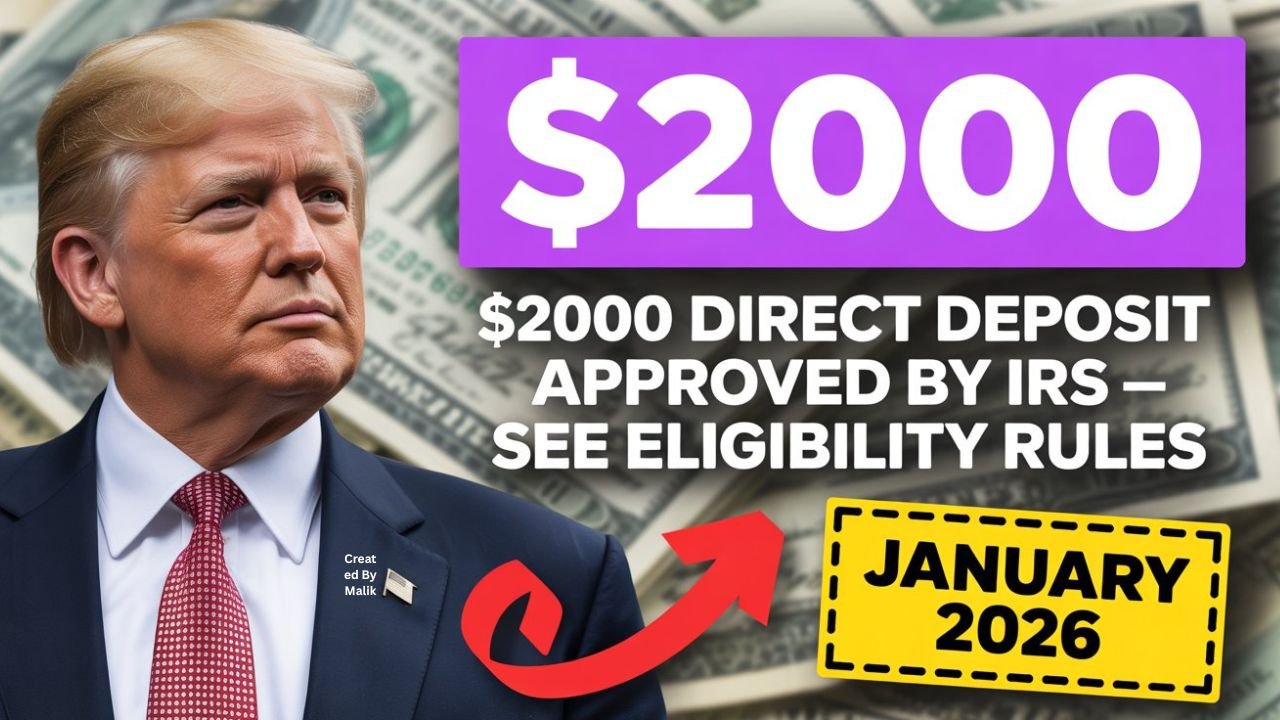 $2,000 Direct Deposit for U.S. Citizens in January 2026 – Eligibility ...